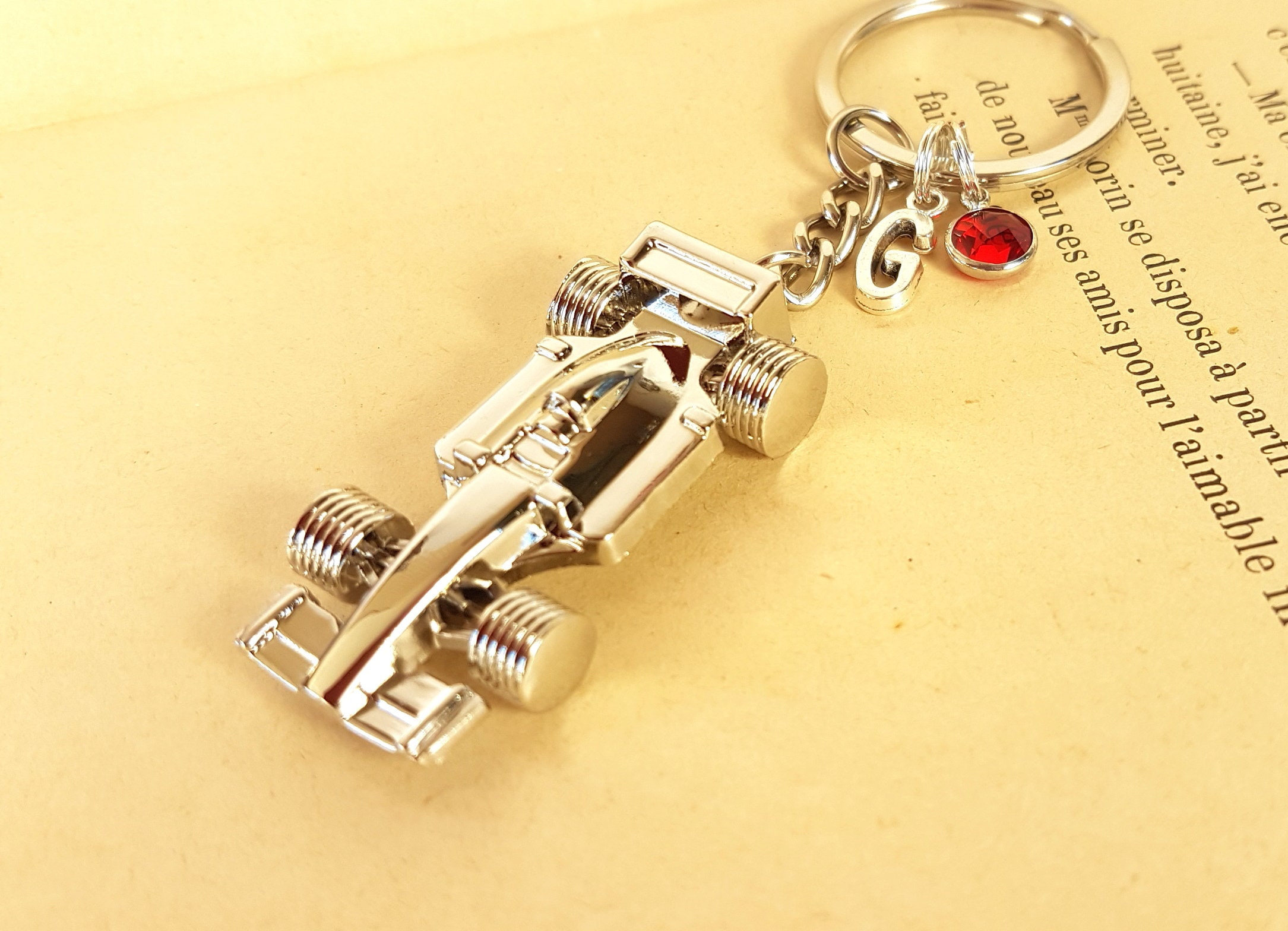Personalized F1 Formula 1 Race Car Keychain Adventure - Etsy