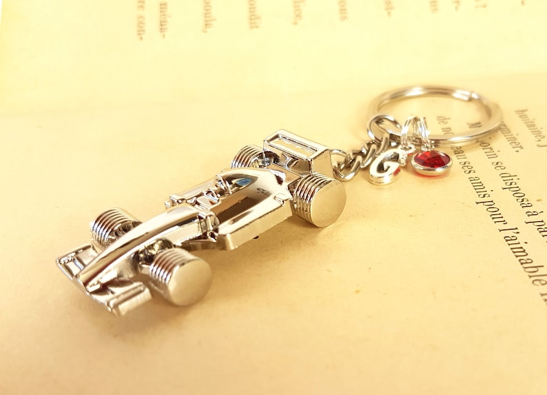 Personalized F1 Formula 1 Race Car Keychain Adventure - Etsy