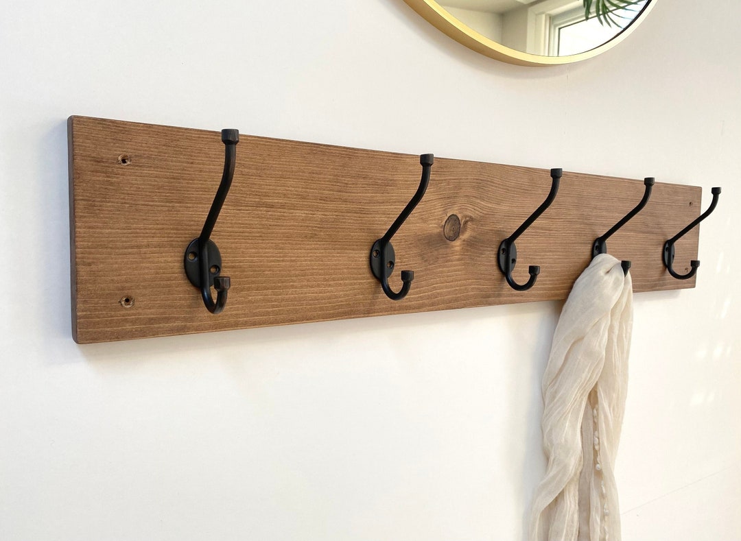 Coat Rack, Farmhouse Coat Hooks, Entryway Organizer, Coat Hook Rack ...