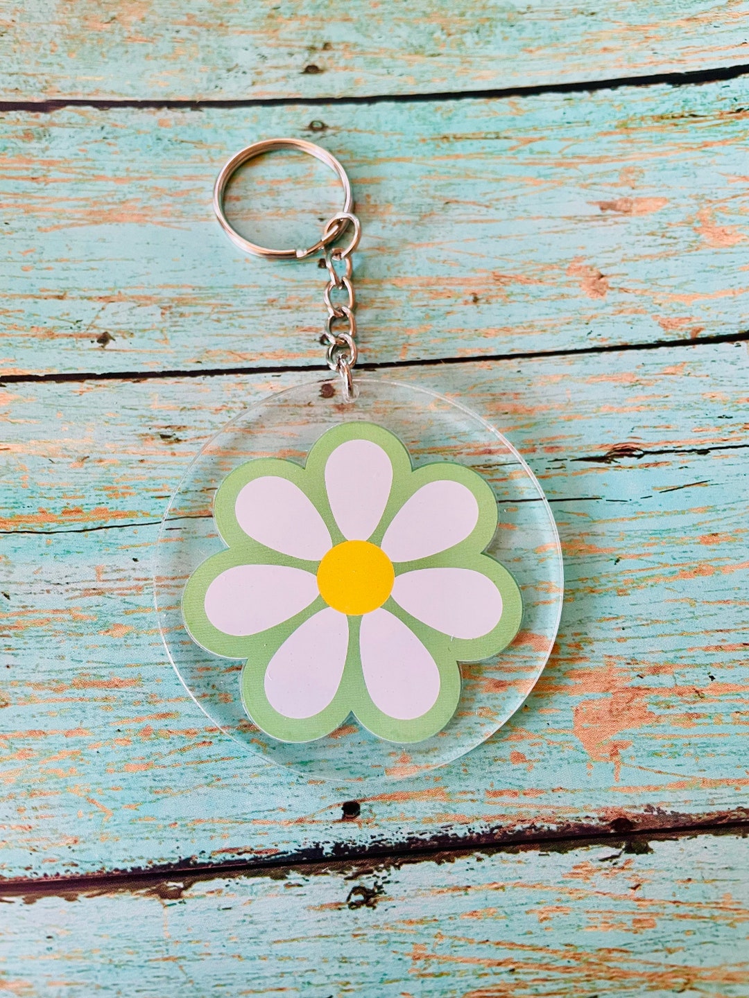 Hippie/postivity Round Keychains - Etsy
