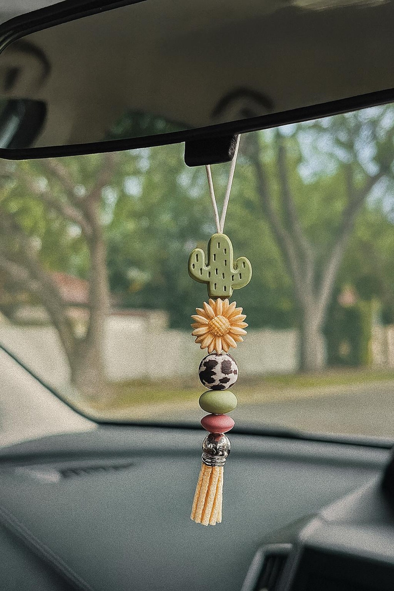 Dainty Silicone Beaded Car Charms - Etsy