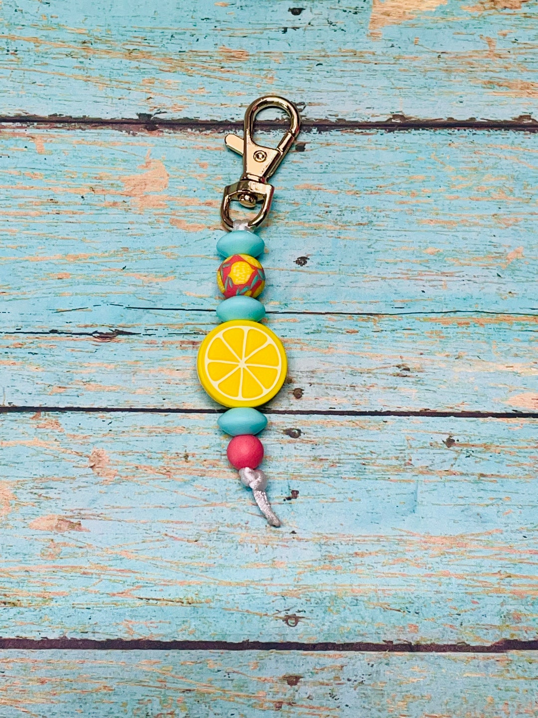 Silicone Beaded Zipper Pulls/keychains - Etsy