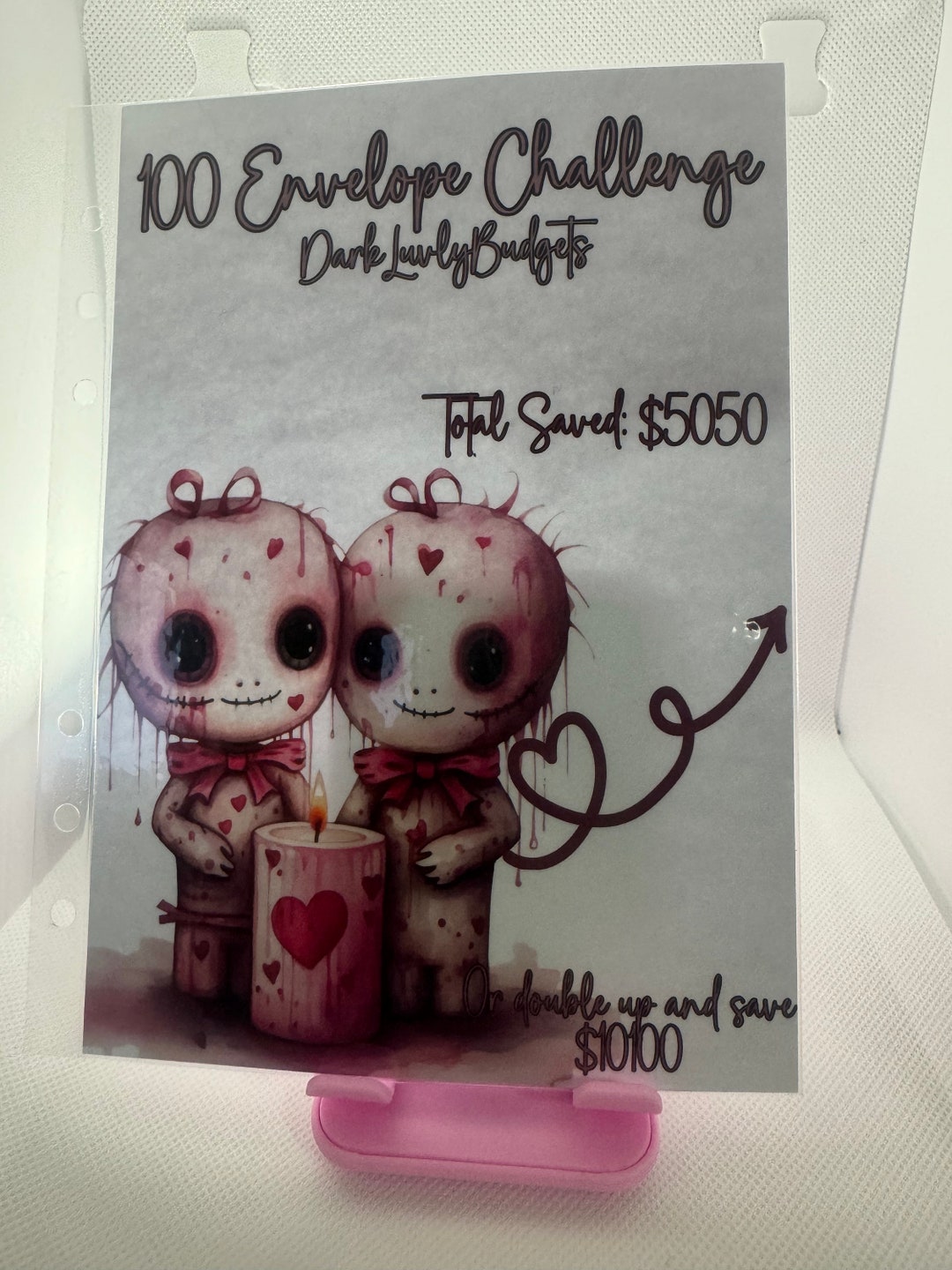 100 Envelope Challenge Binder - Voodoo Doll Series - Pls Read ...