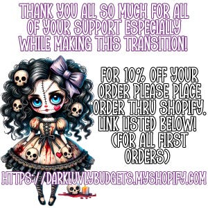 100 Envelope Challenge Binder - Voodoo Doll Series - Pls Read ...