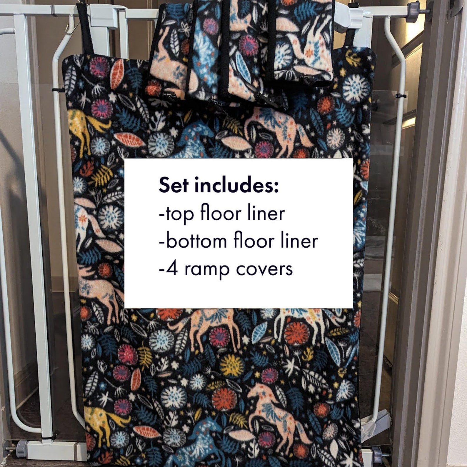 Critter Ferret Nation Feisty Ferret Two Story Cage Liners WITH Ramp ...