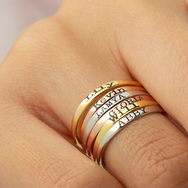 Name Ring - Etsy
