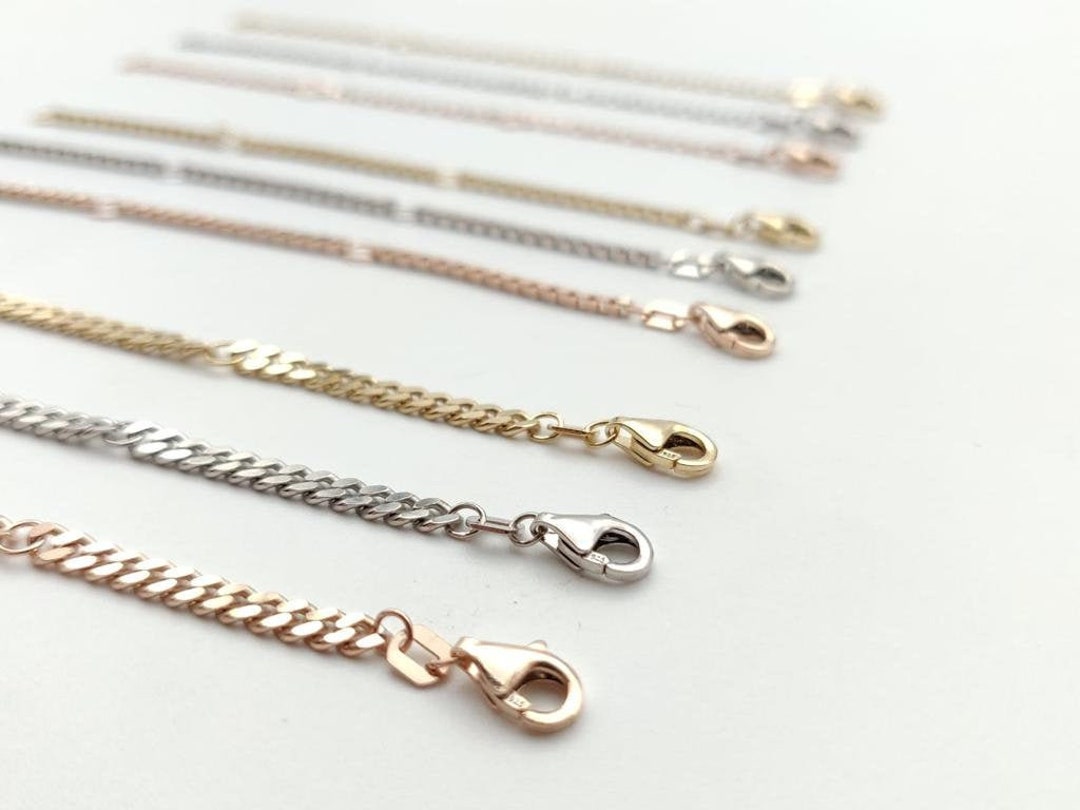 Curb Chain, Cable Chain, Box Chain, Extender -extension - 3.5 Inches - Etsy