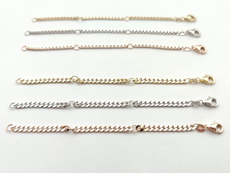 Curb Chain Cable Chain Box Chain Extender extension 3.5 | Etsy