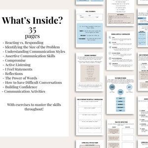 Communication Skills Bundle: Assertive Conversations, Therapist ...
