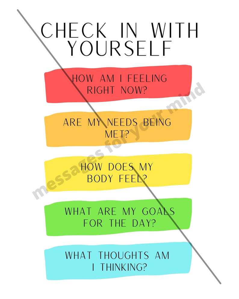 PRINT BUNDLE Feelings Chart Print, Coping Skill Print, Wall Decor ...