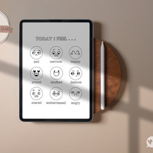 Today I Feel Coloring Page, Emotions Activity, Emotions Chart, Feelings ...