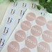 Circular 45mm Stickers, A4 Sheets, Matte Finish, Logo Stickers ...