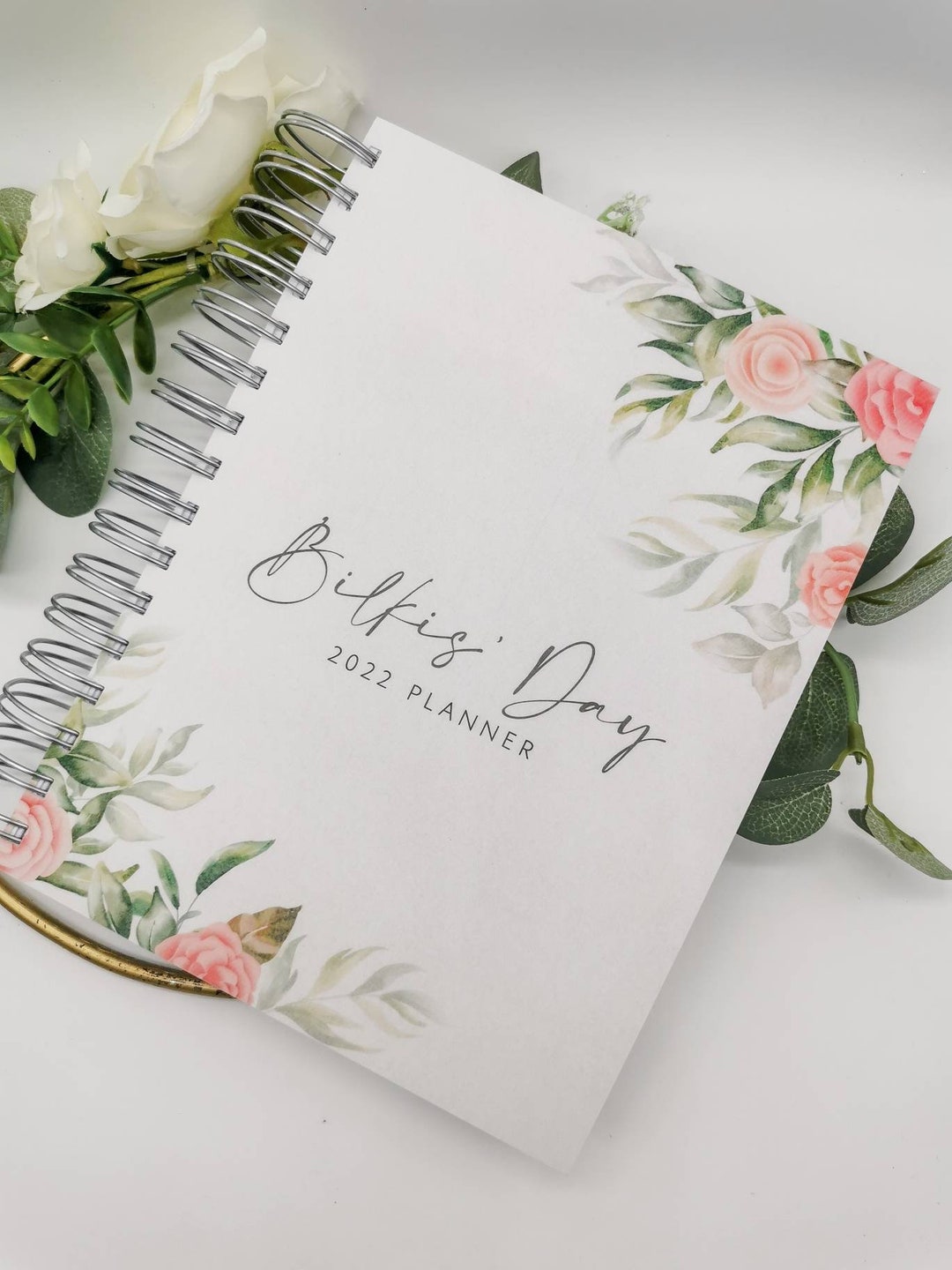2025 Planner, Custom Name, Personalised, A5, Recycled Paper Inners ...