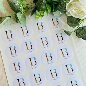 Circular 45mm Stickers, A4 Sheets, Matte Finish, Logo Stickers ...