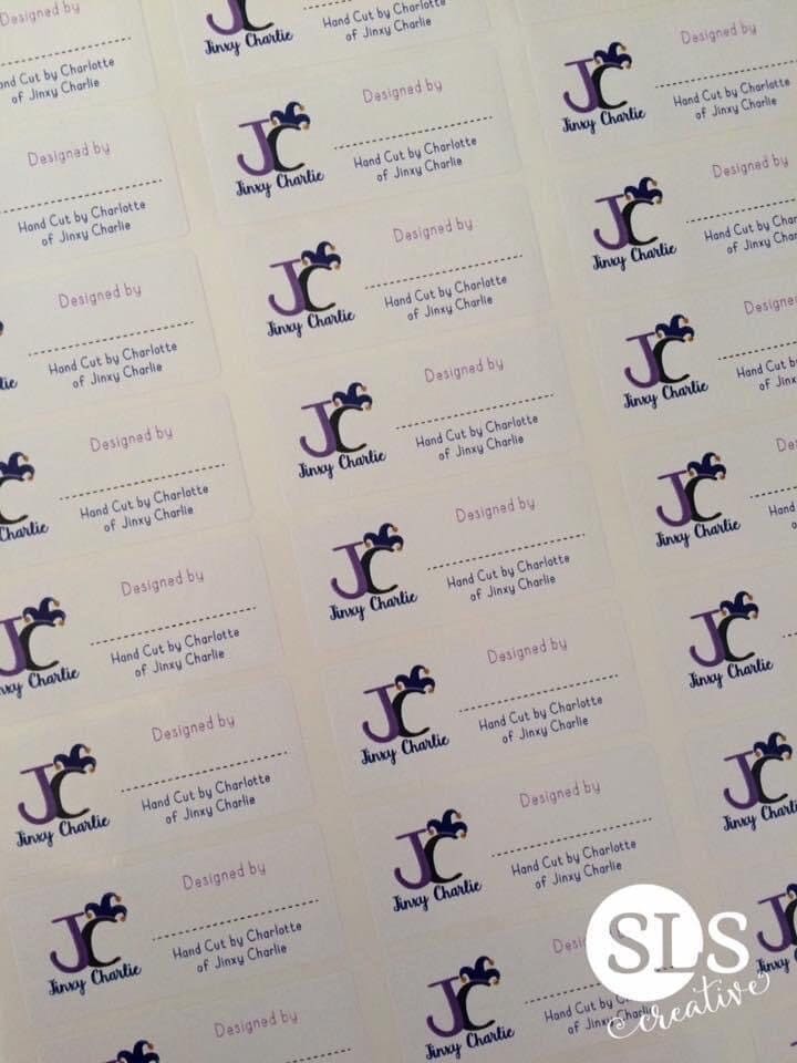 Custom Logo Stickers, Rectangular Labels (60 X 25mm) - Etsy UK