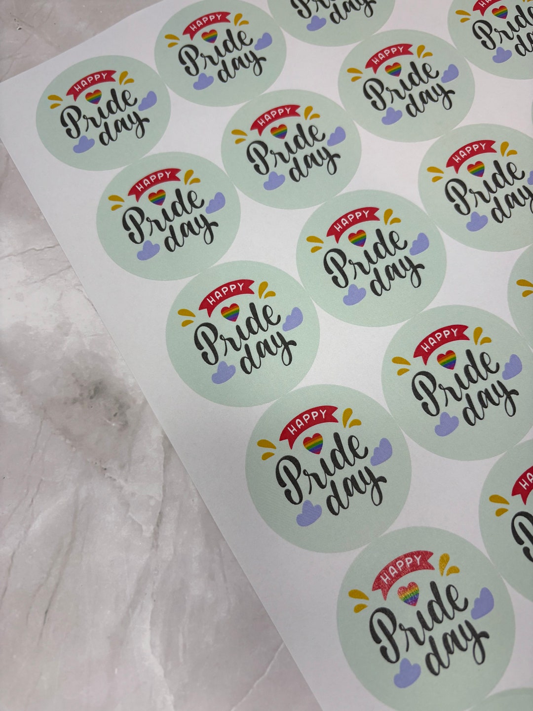 Pride Stickers, A4 Sheets, Matte Finish, Logo Stickers, Gay Pride ...