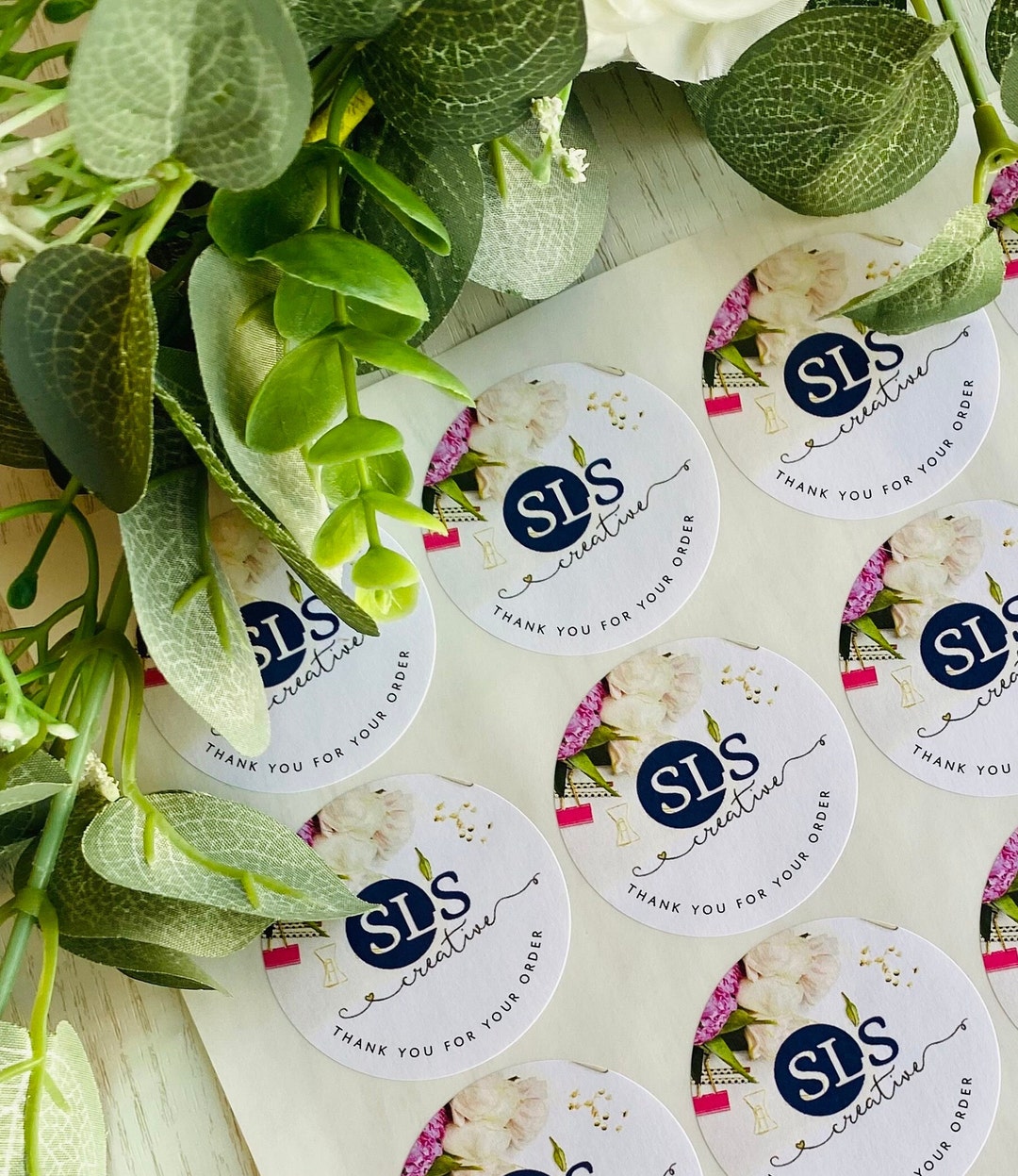 Large Circular 51mm Stickers, A4 Sheets, Matte Finish, Logo Stickers ...