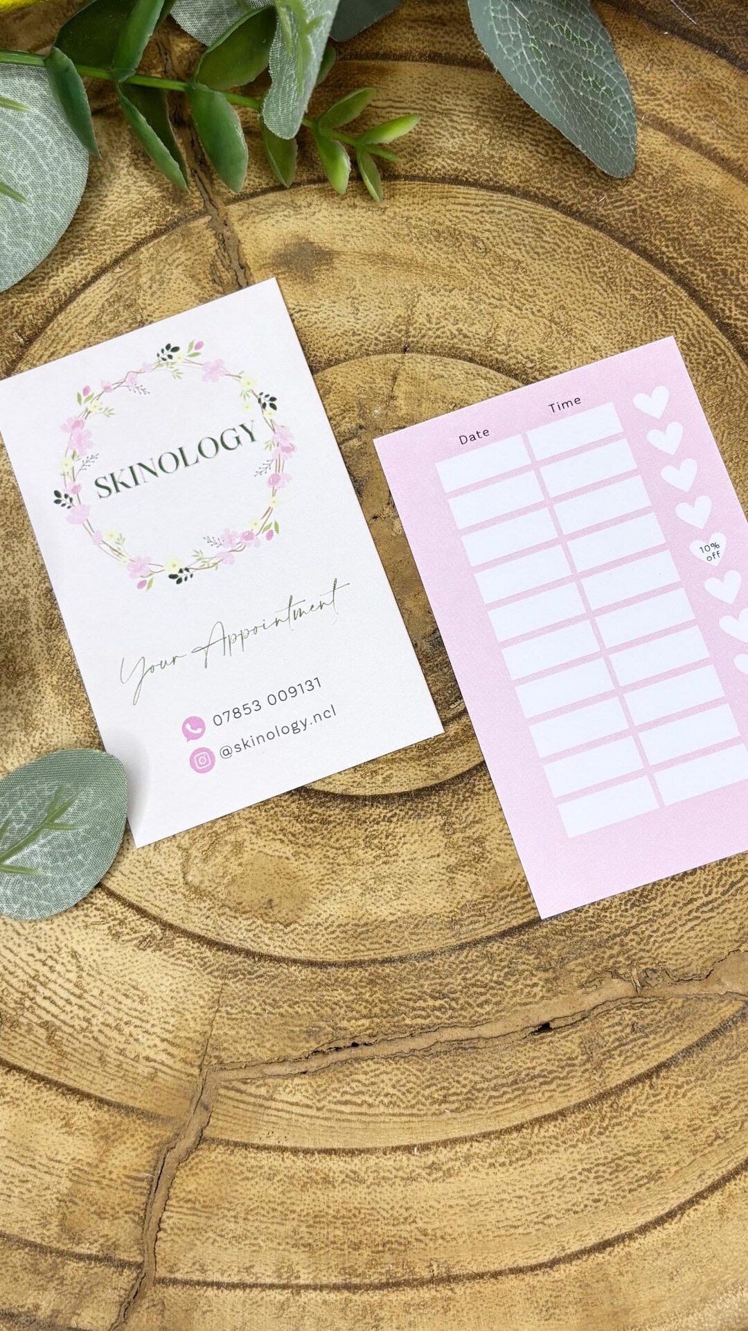 Custom Loyalty Cards, Double Sided, Salon & Business - Etsy