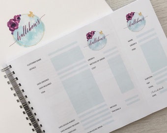 3 Part NCR Custom Invoices 100 8.5 X 11 Black and - Etsy