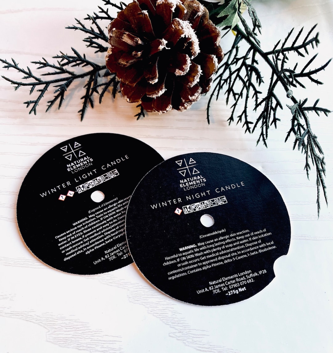 Custom Printed Candle Dust Covers, 25 Pack Candle Packaging, Bespoke ...