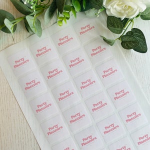 Square 37mm Stickers, A4 Sheets, Matte Finish, Logo Stickers ...