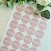 Circular 45mm Stickers, A4 Sheets, Matte Finish, Logo Stickers ...