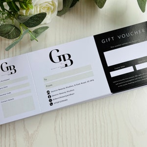 Custom Gift Certificate, Business Gift Vouchers, Gift Vouchers, Gift ...