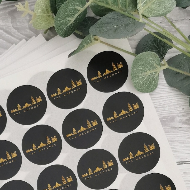 25mm Circle Stickers - Etsy UK