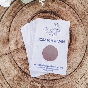 Scratch Cards, Custom Scratch Cards, Scratch & Win, Business Cards ...