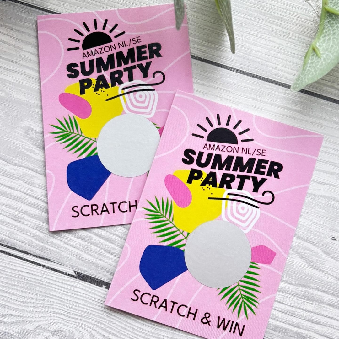 Custom Scratch Cards, Business & Wedding Favors - Etsy
