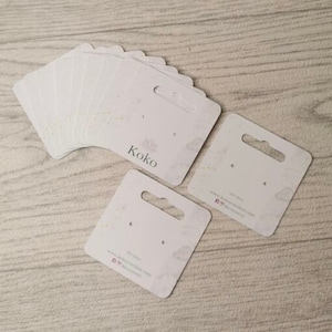 Custom Branded Earring Display Cards, Printed Jewellery Cards, Custom ...