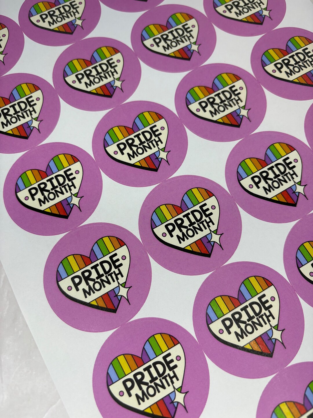 Pride Stickers, A4 Sheets, Matte Finish, Logo Stickers, Gay Pride ...