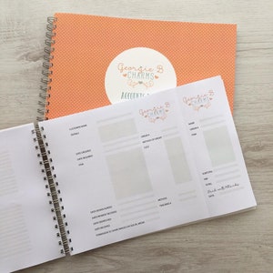 Custom Order Book Perforated Receipt Panel and Notes Pages. Tear off ...