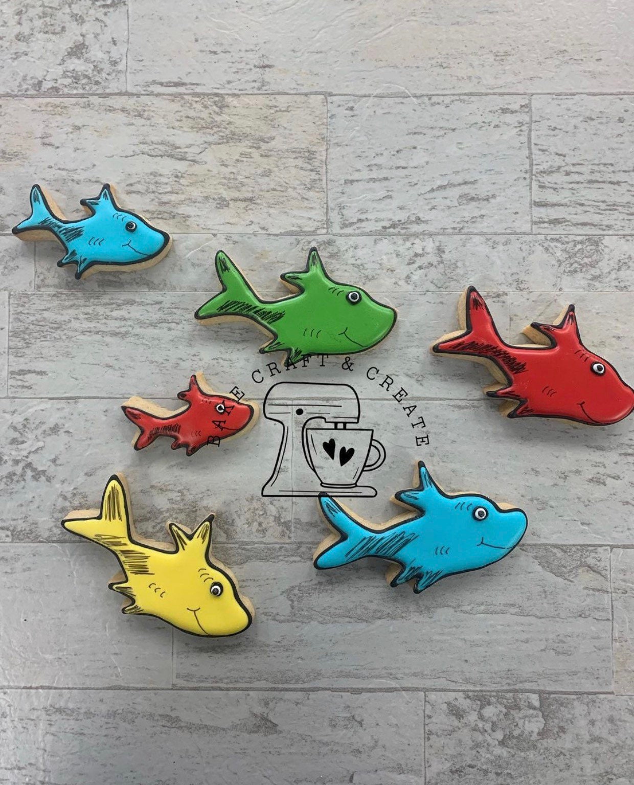 Dr. Seuss Inspired Fish Cookie Cutter | Etsy