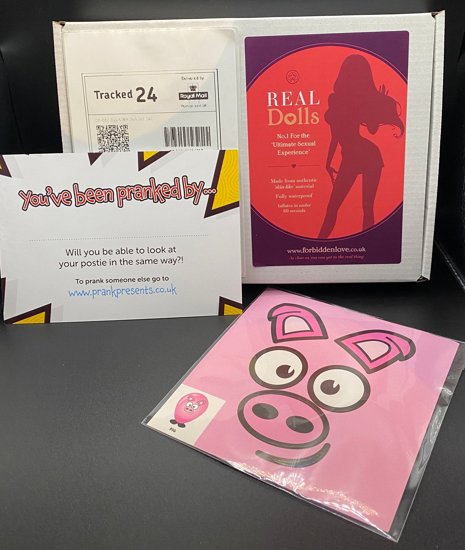 BLOW UP DOLL Prank Mail Package Post Prank Gift Revenge Gift Fake ...