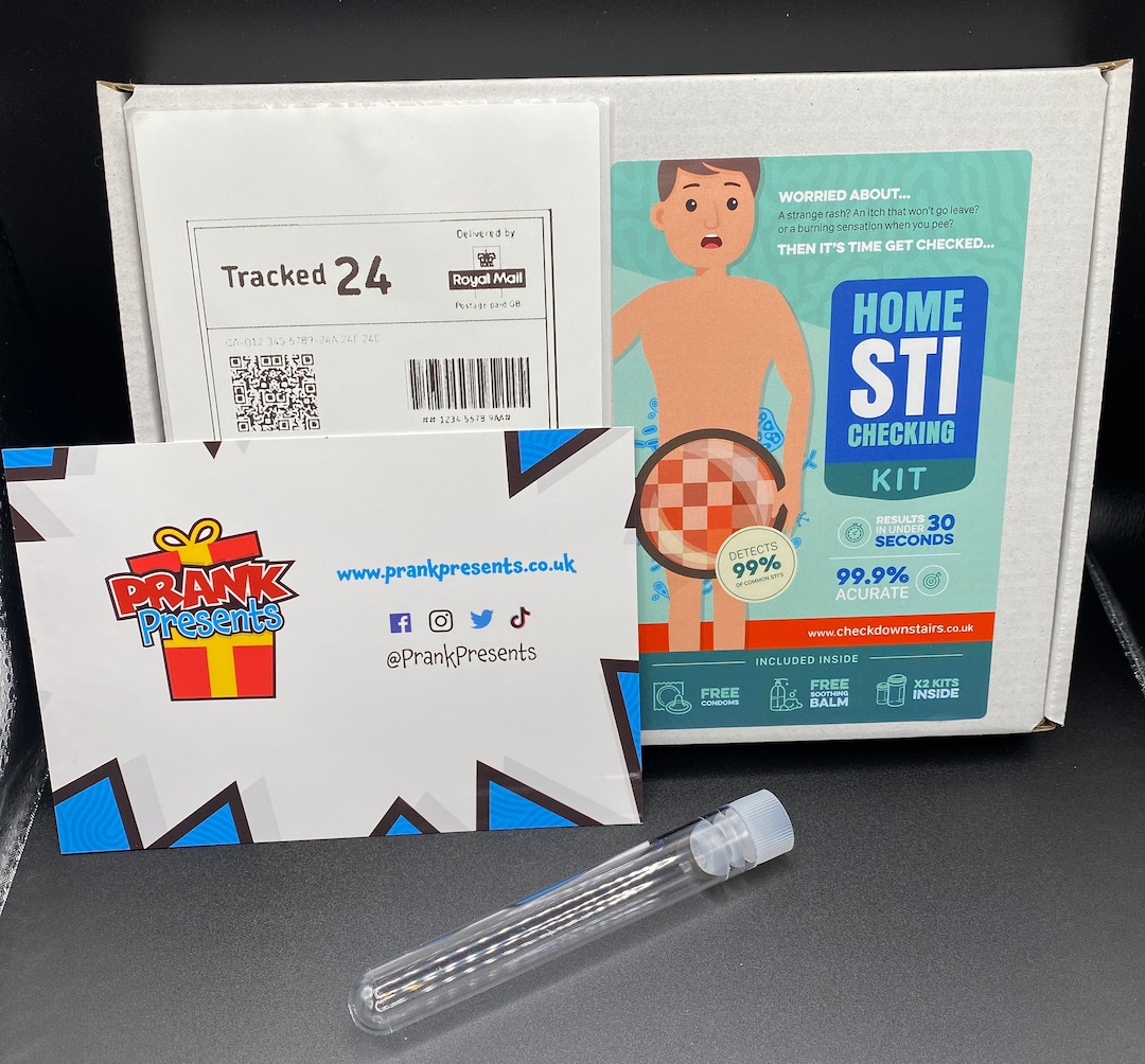 STI/STD TEST Kit Male Prank Mail Package Post Prank Gift - Etsy
