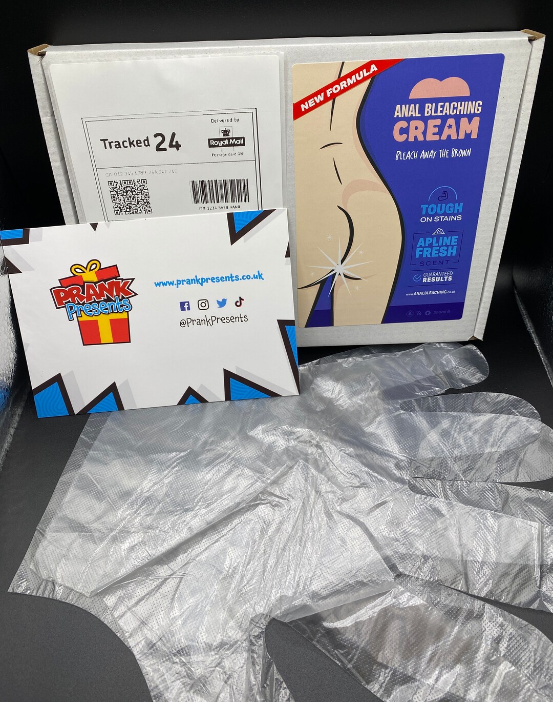 ANAL BLEACHING Kit Prank Mail Package Post Prank Gift Revenge Gift Fake ...