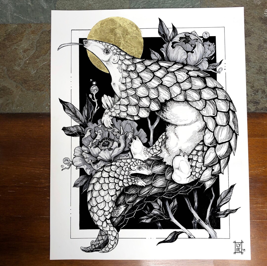 Pangolins Original - Etsy