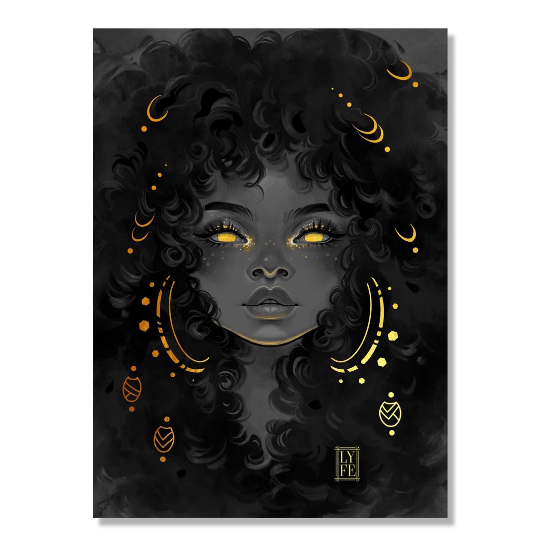 Orisha Print - Oshun African Goddess Portrait - Etsy