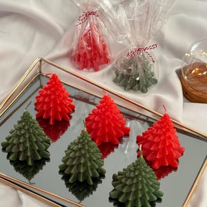 Christmas Tree Candle | Holiday Decorative Candle Gift - Etsy