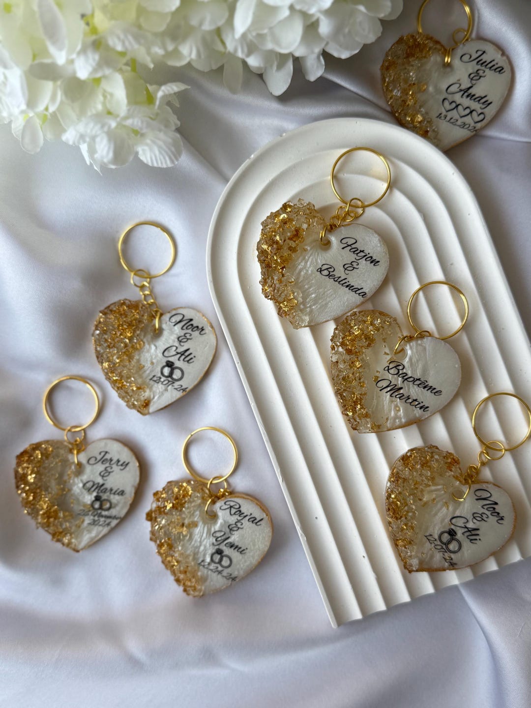 Wedding Keychain Favors | Keychain Favors in Bulk | Keychain Favors for ...