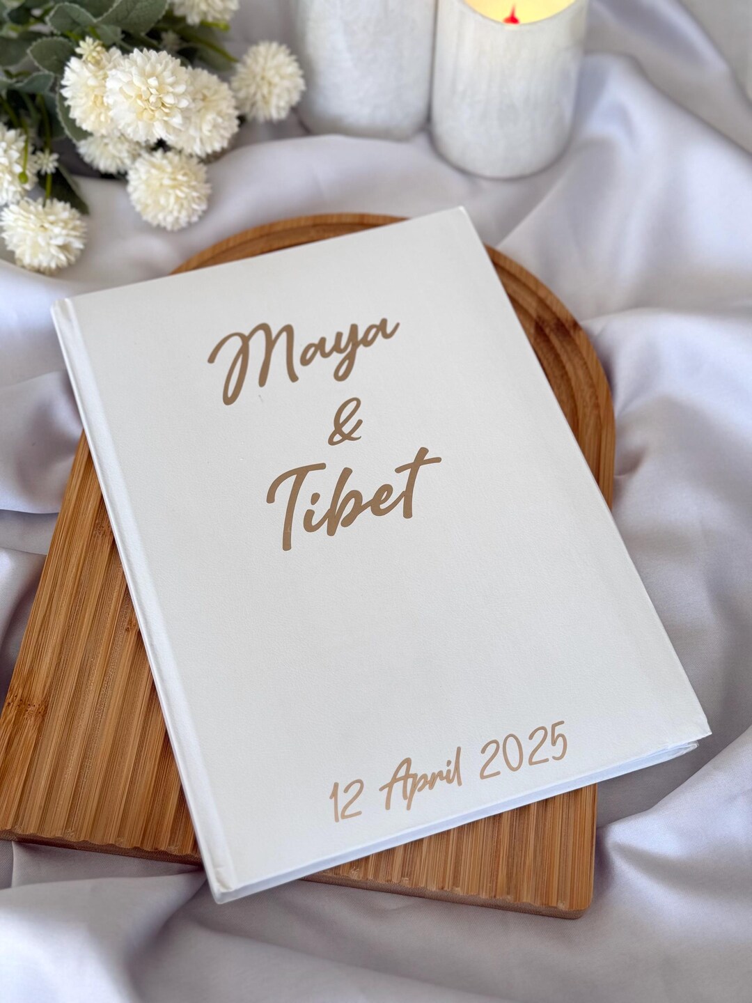 Personalized Guest Book | Engagement Party Guest Book | Wedding ...