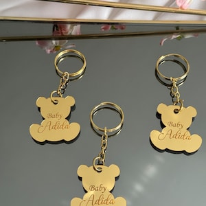 Plexy Keychains in Bulk | Baby Shower Keychain Favors | Baby Shower ...