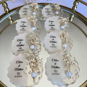 Unique Wedding Gifts | Magnet Wedding Favors for Guests | Baptism Party Favors | Bridal Shower ...