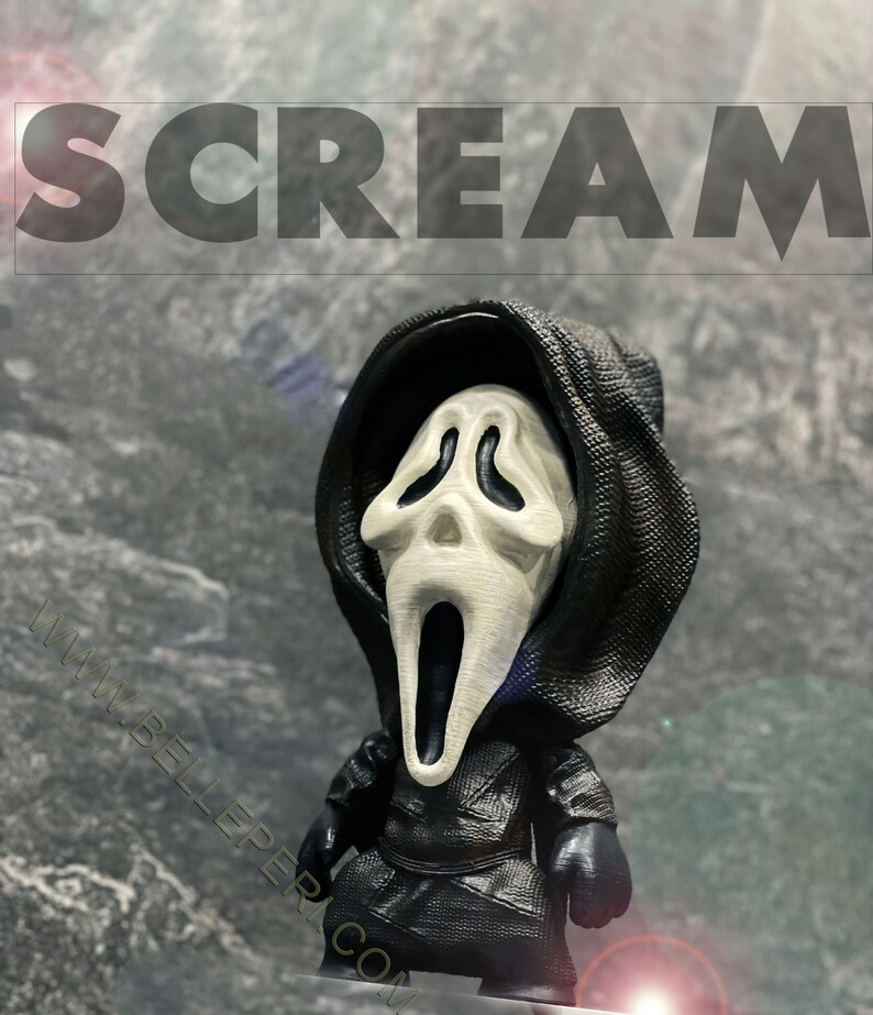 8.2'' Tall Scream Statue/ Ghostface Horror Action Figure/ Scary Movie ...