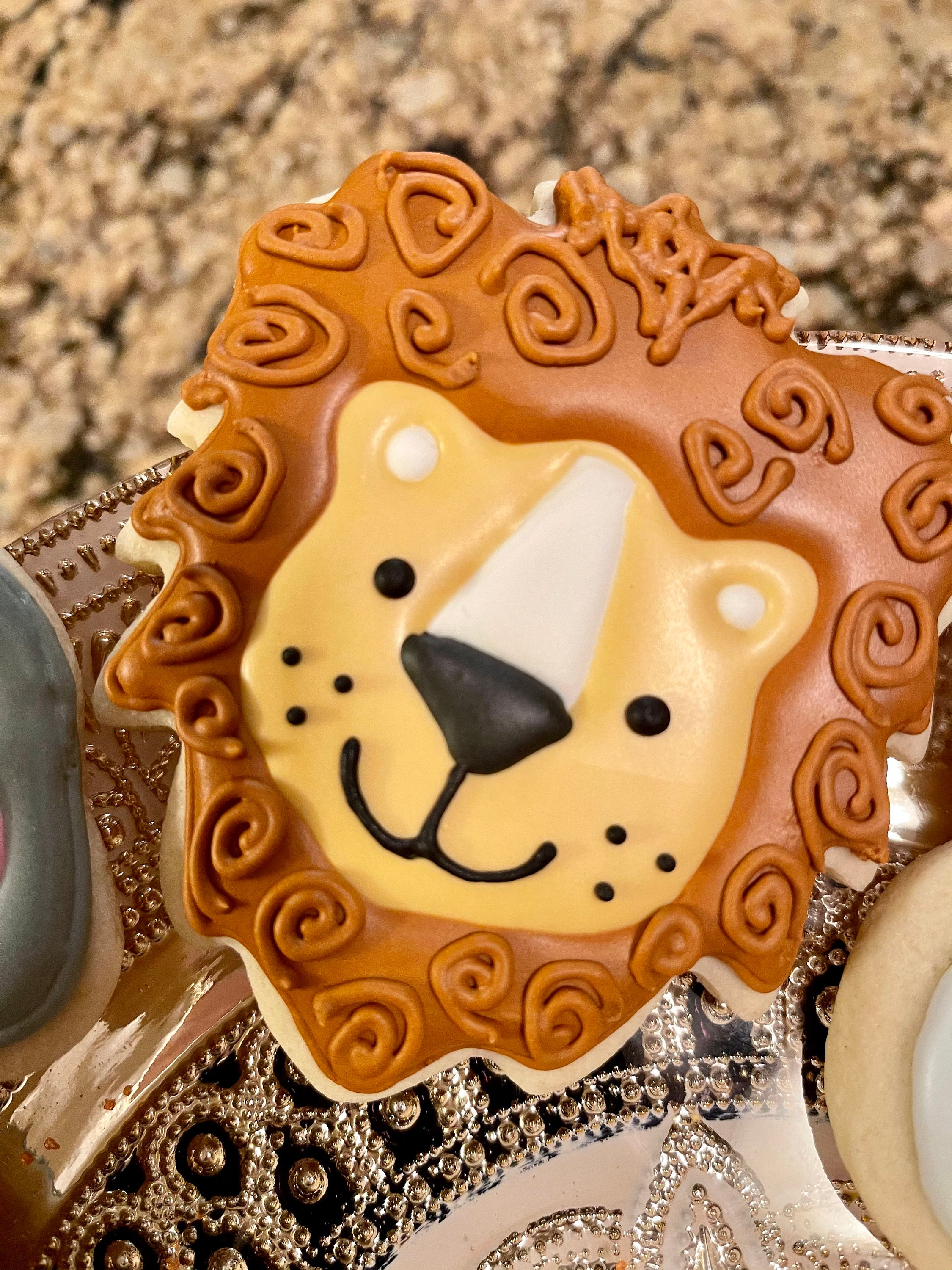 Zoo Safari Birthday Cookies 1 Dozen Baby Birthday | Etsy