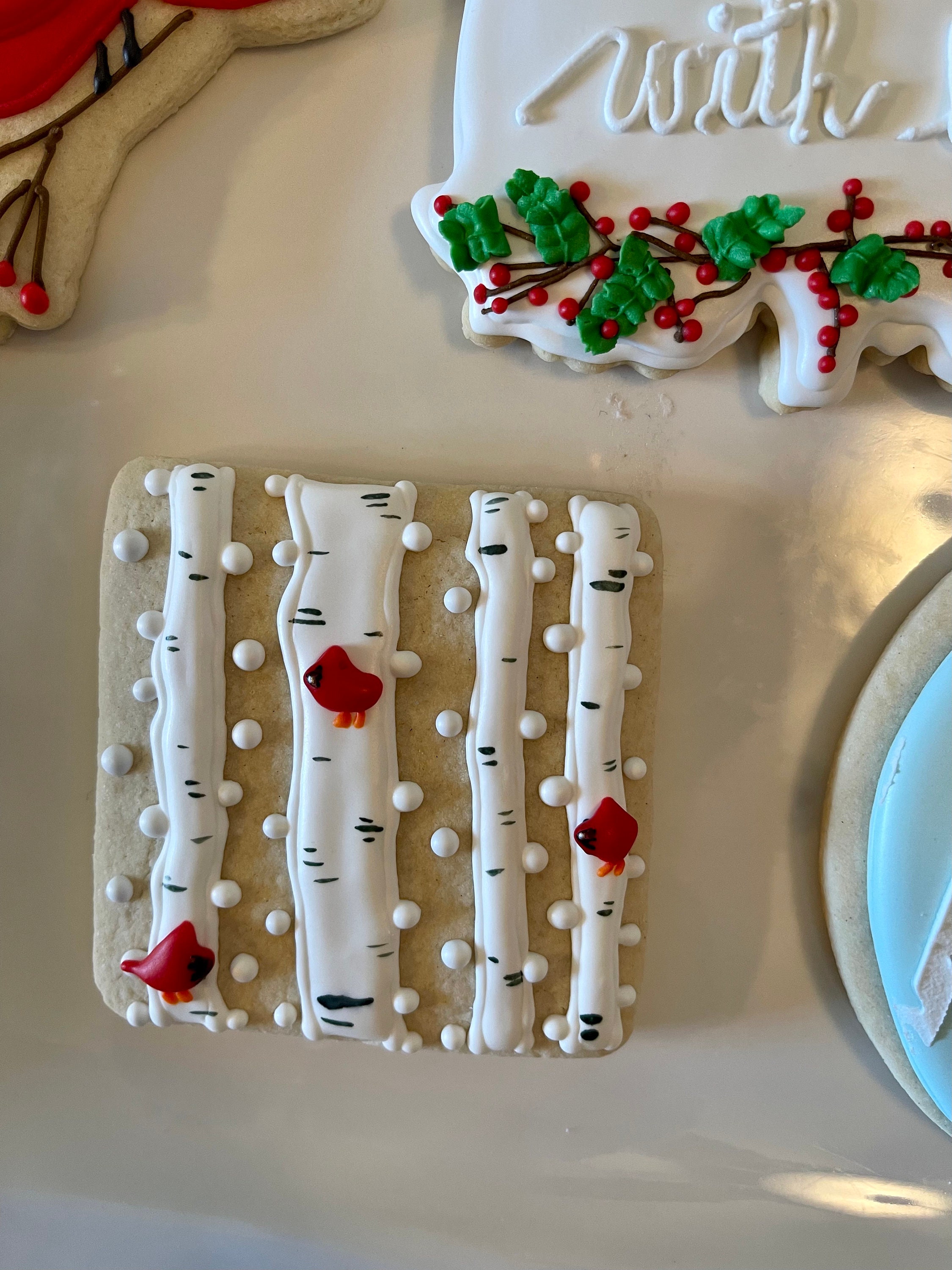 Butter Vanilla Sugar Cookies Cardinal Birds Birthday Spring - Etsy UK