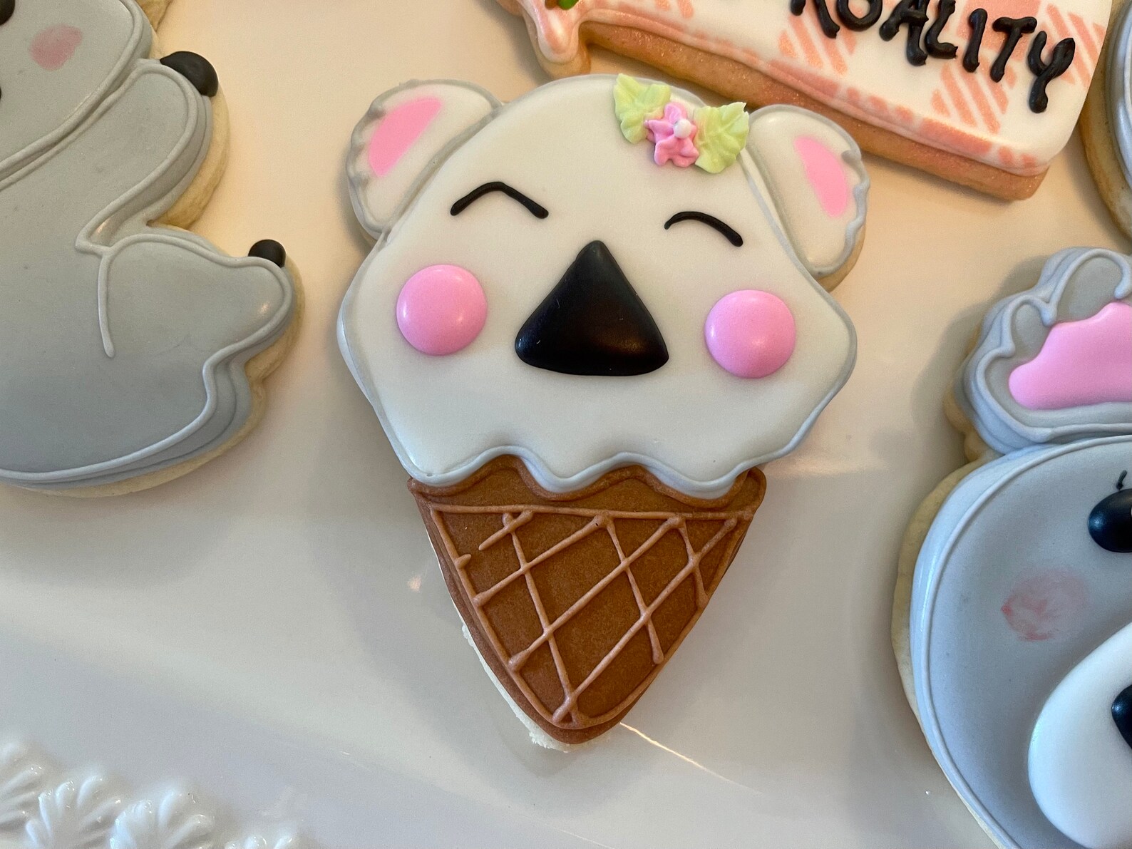 1 Dozen Koala Cookies, Birthday Party, Baby Shower, Valentine's Gift ...