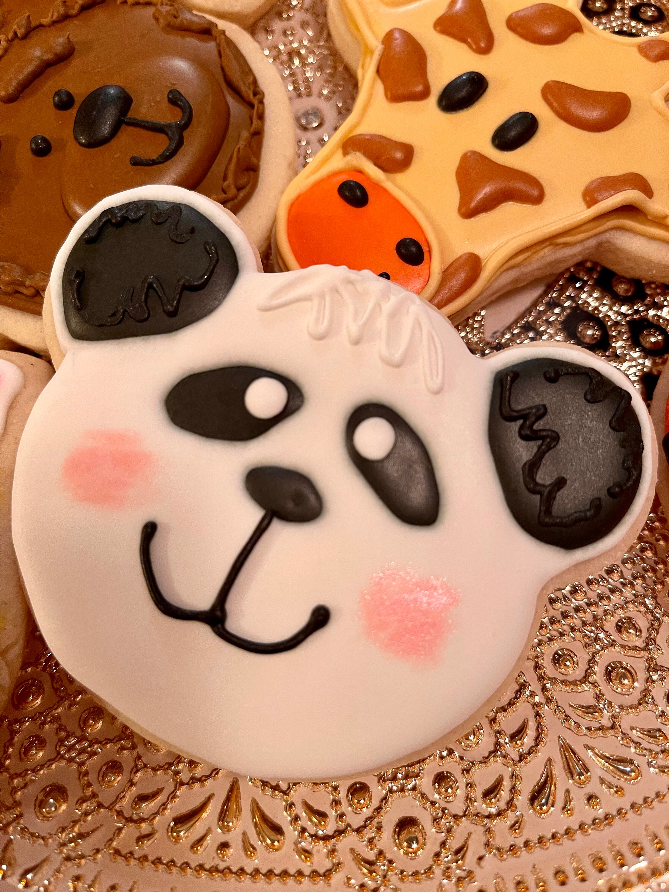 Zoo Safari Birthday Cookies 1 Dozen Baby Birthday | Etsy