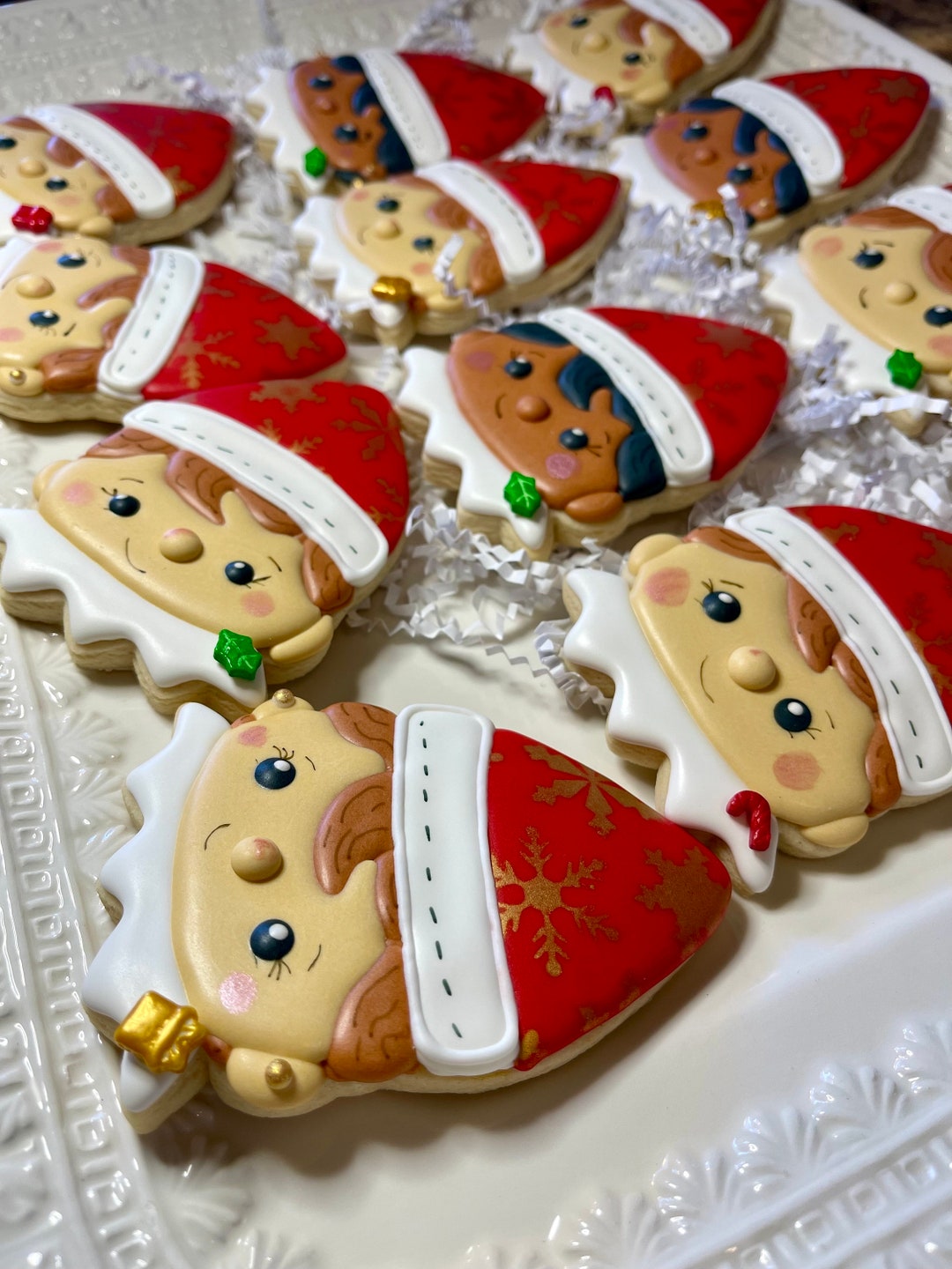 Christmas Cookies Elf Inspired Christmas Elf Themed - Etsy